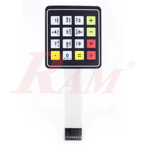 KP-201 Standard Matrix Key Pad 4x4 Flat (Calculator Shape) Grade B ...